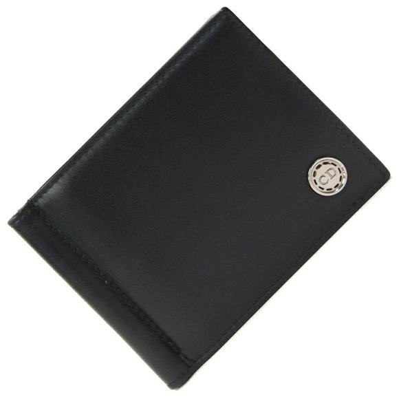 Dior | Accessories | Christian Dior Dior Bifold Money Clip Black ...